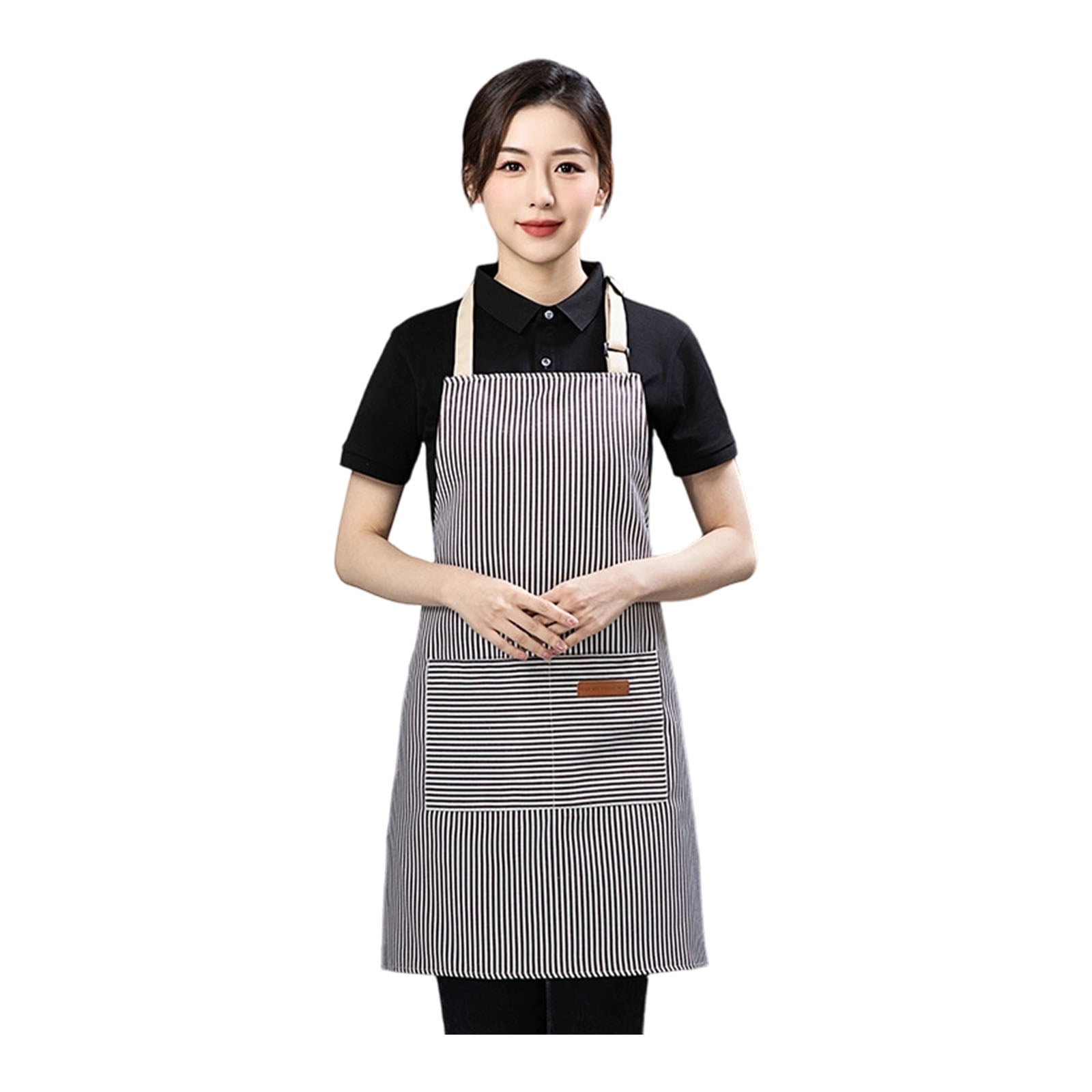 Adjustable Straps Work Apron With Stain Resistant Polycotton Breathable ...