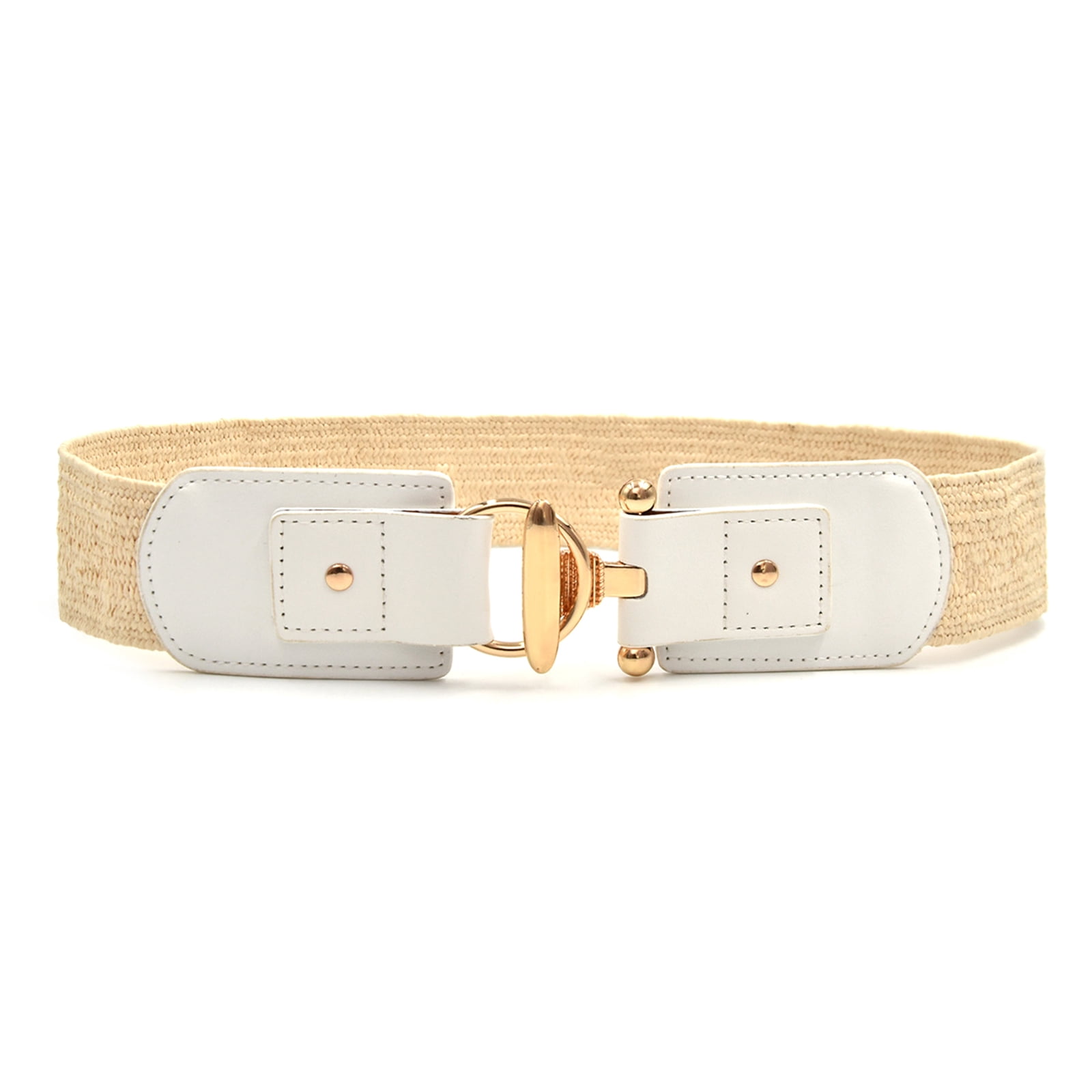 Adjustable Straw Braided Belt Natural Woven Waistband for Dresses ...