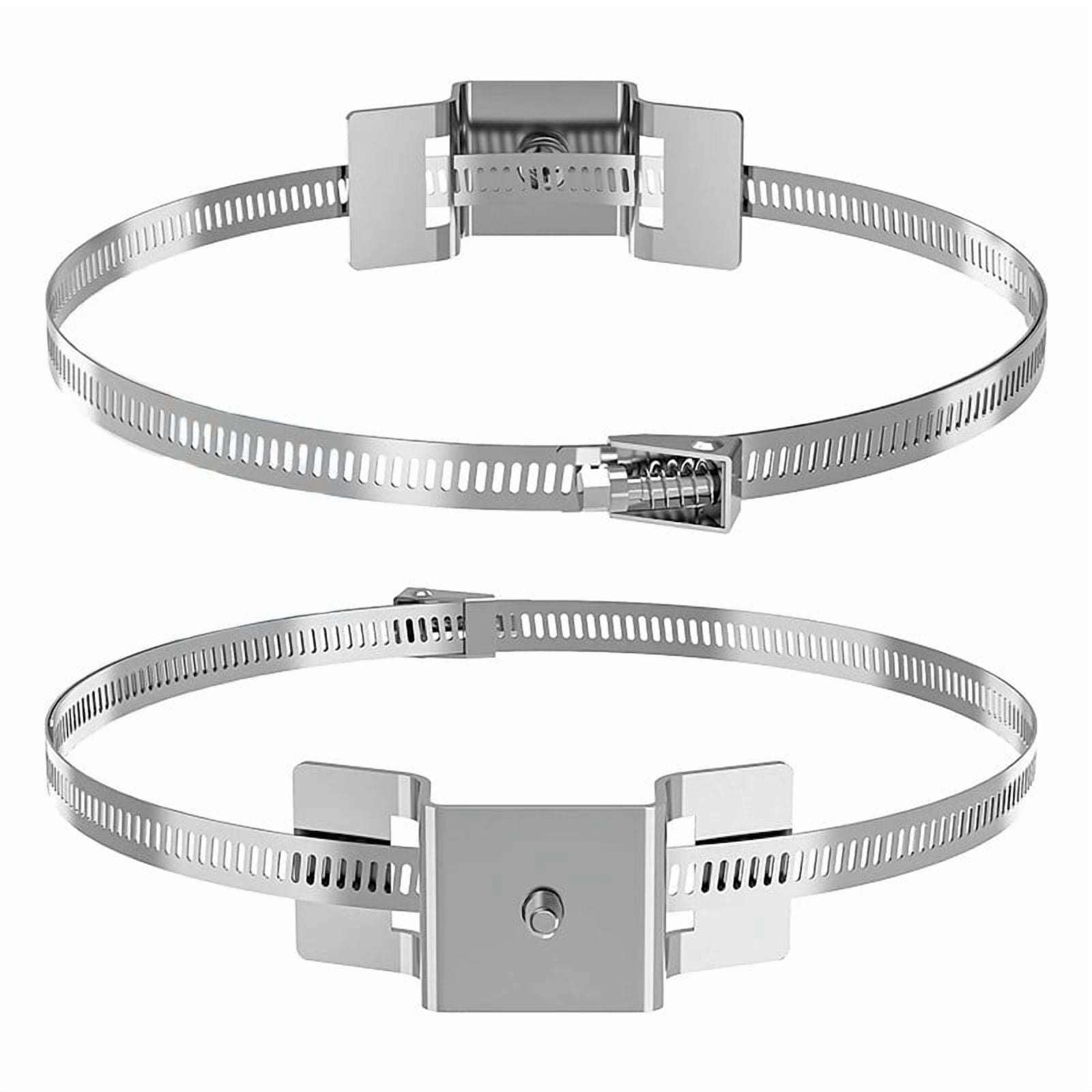 Adjustable Street Sign Mounting Kit for Larger Poles - Heavy-Duty Pole ...