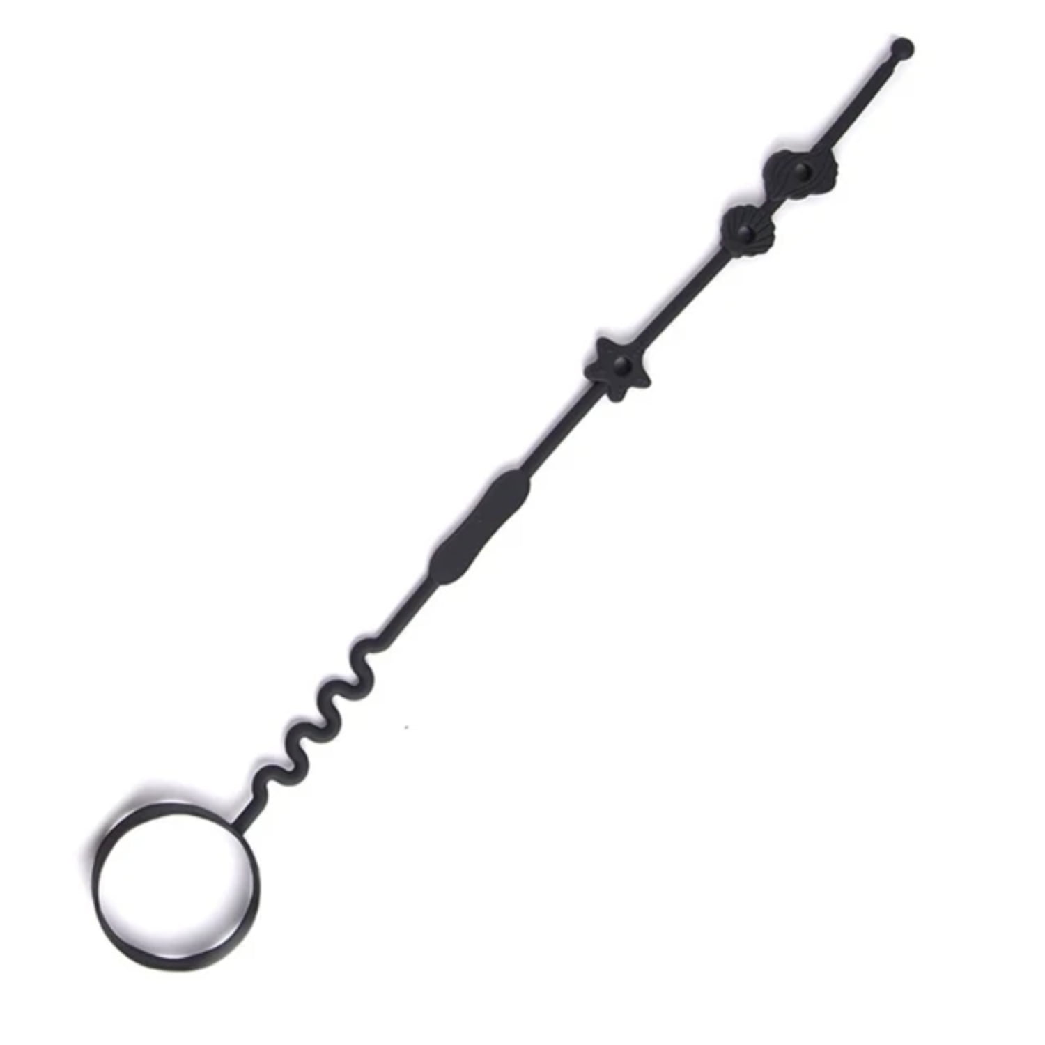 Adjustable Stretchable Silicone Safety Strap for Baby Toys Teether Toy ...