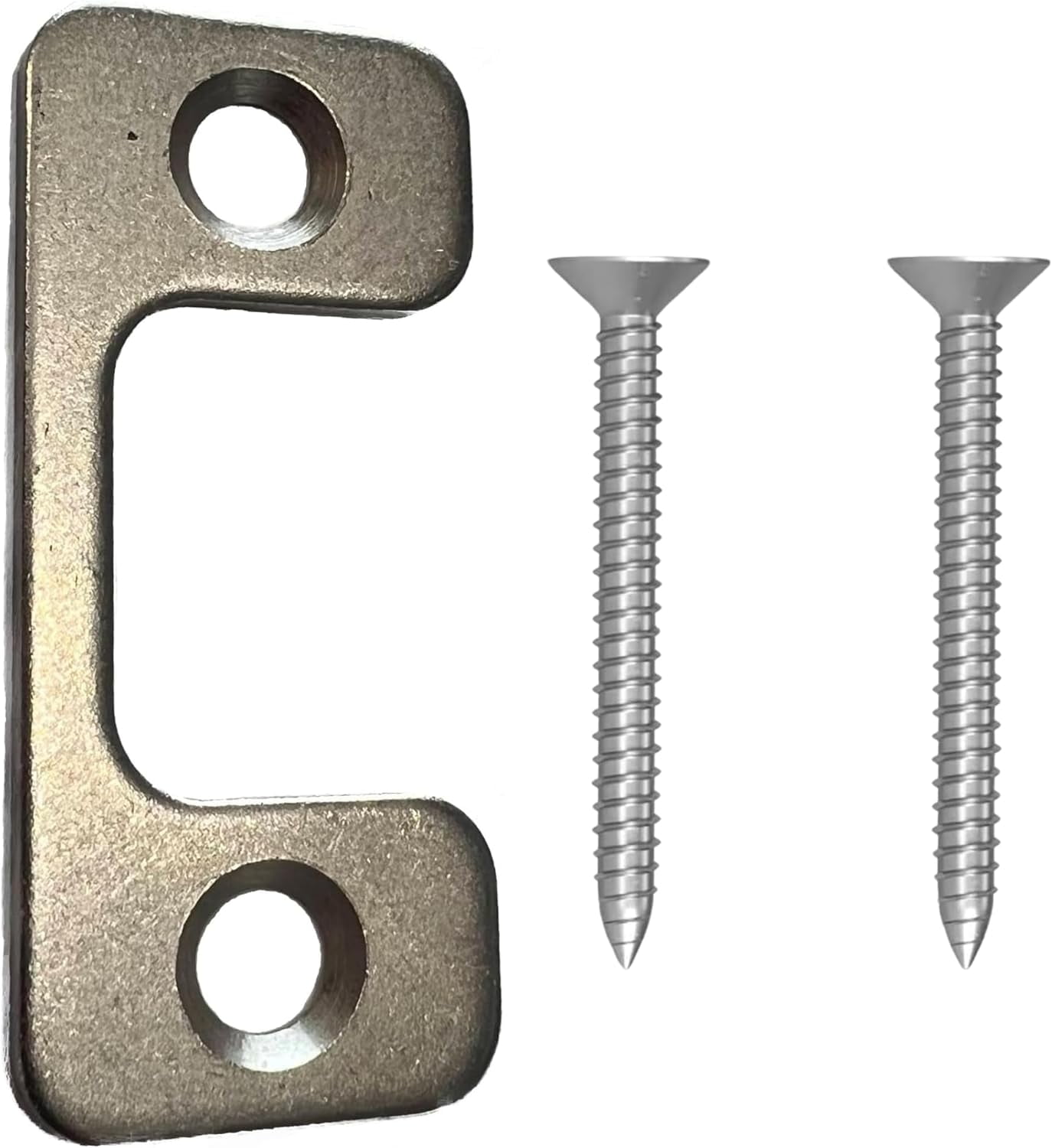 Adjustable Strike Plate for Exterior Doors - Large Hole for Deadbolts ...