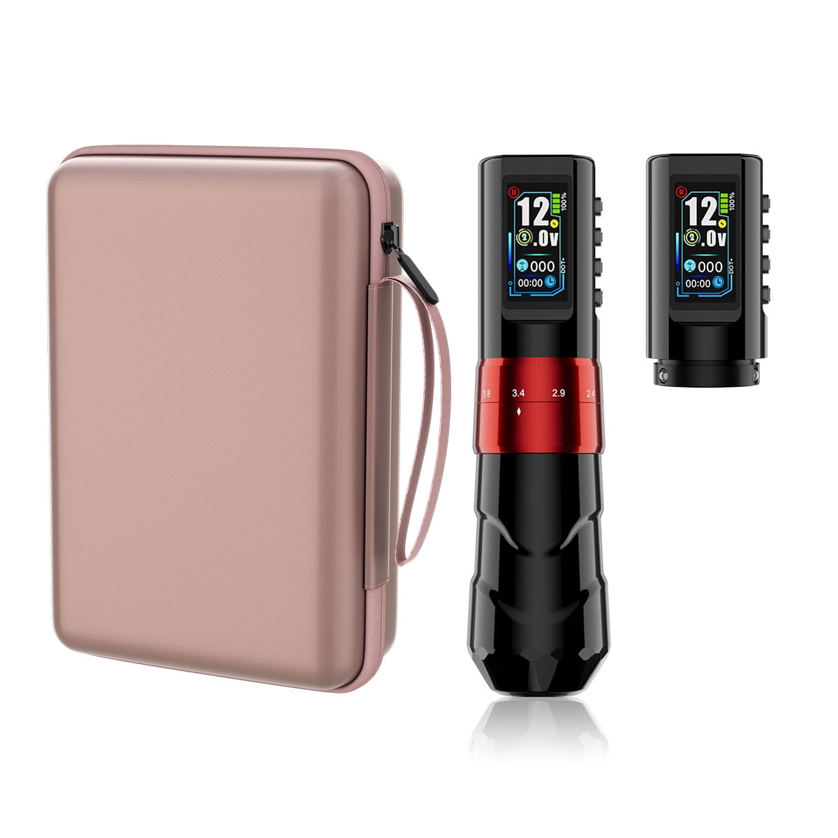 Adjustable Stroke Wireless Tättoo Pen, 2.0-4.2mm Rotary Machine with 1. ...