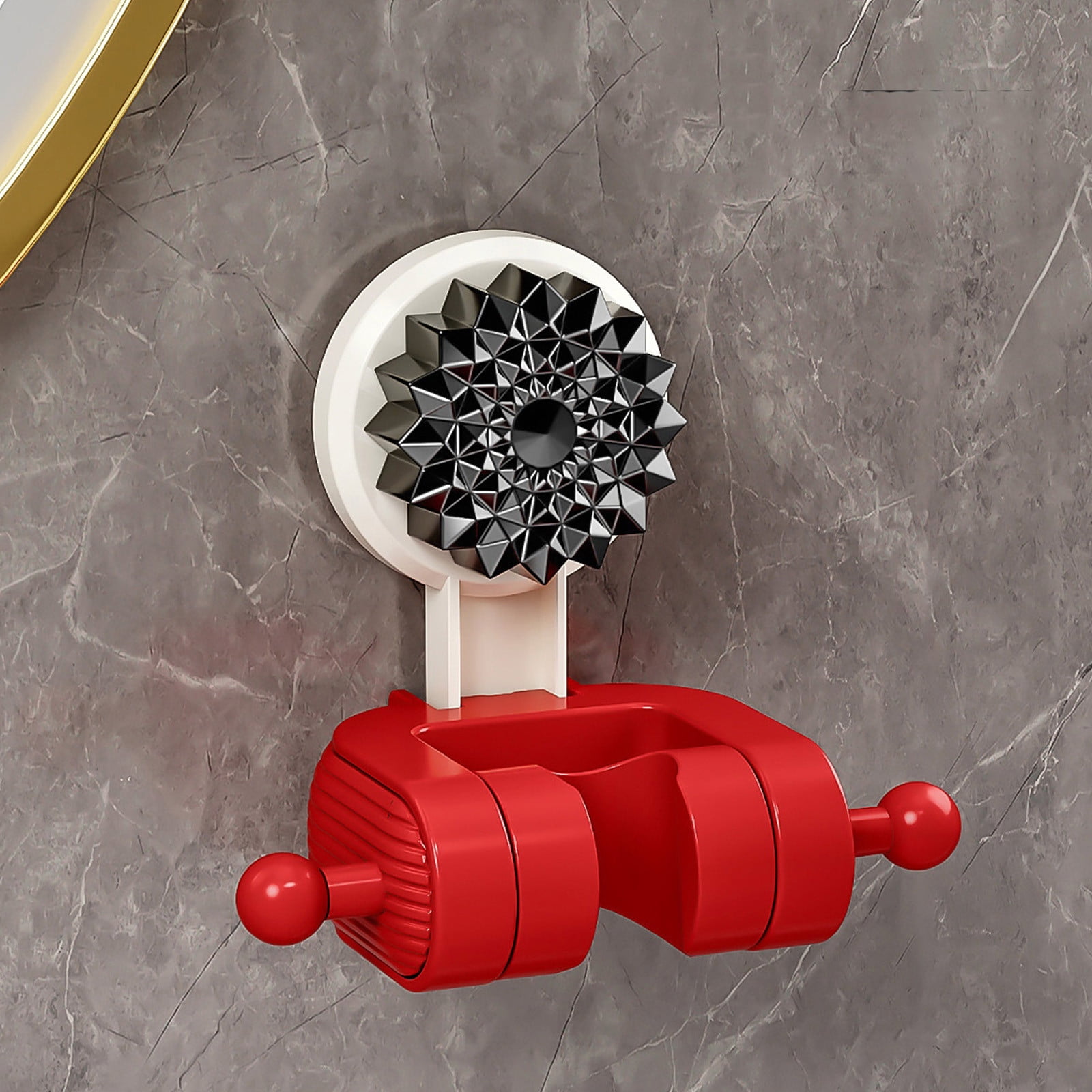 Adjustable Suction Cup Shower Bearer,Shower Head Holder,Wall Mount ...