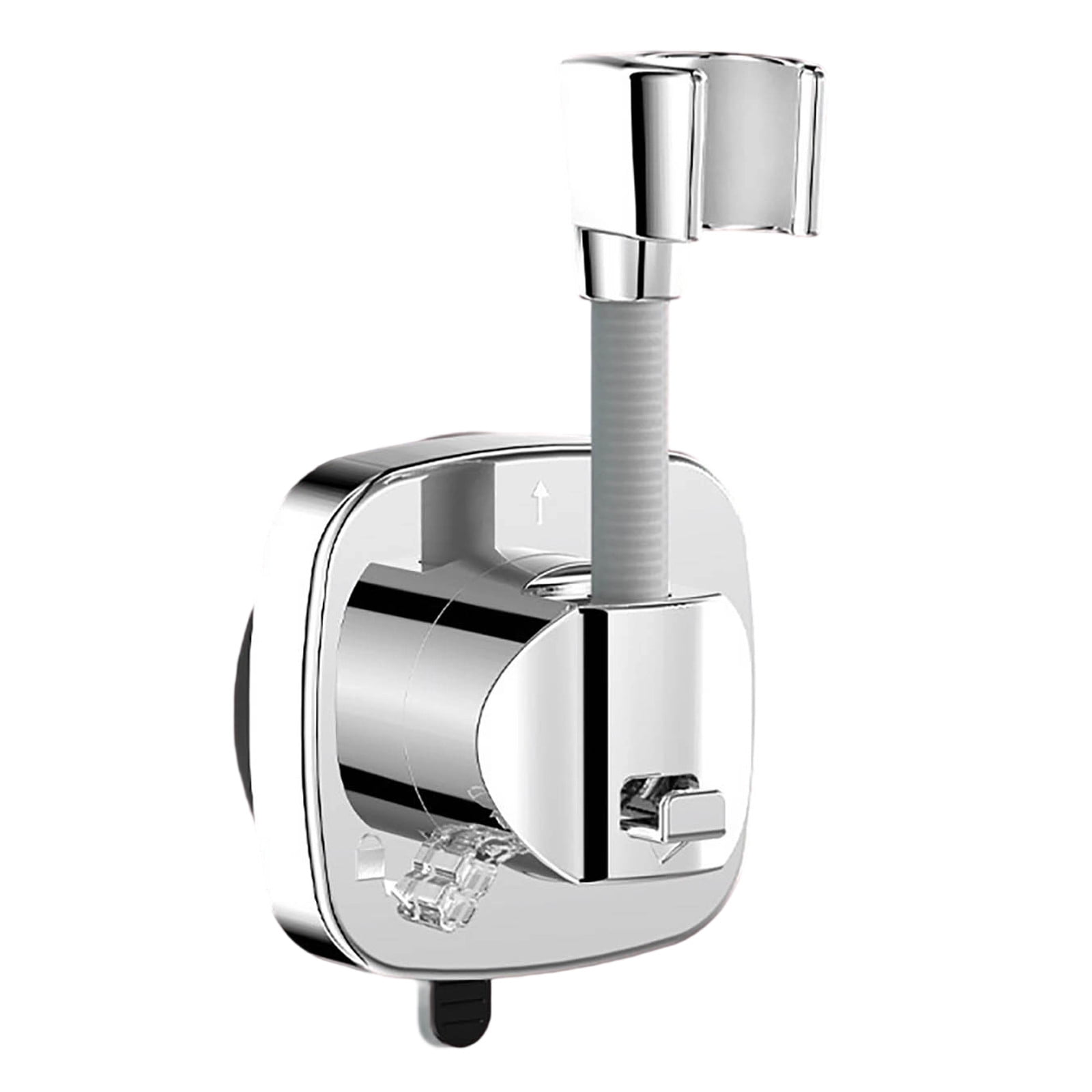 Adjustable Suction Cup Shower Head Holder – Flexible Spring Arm Shower ...