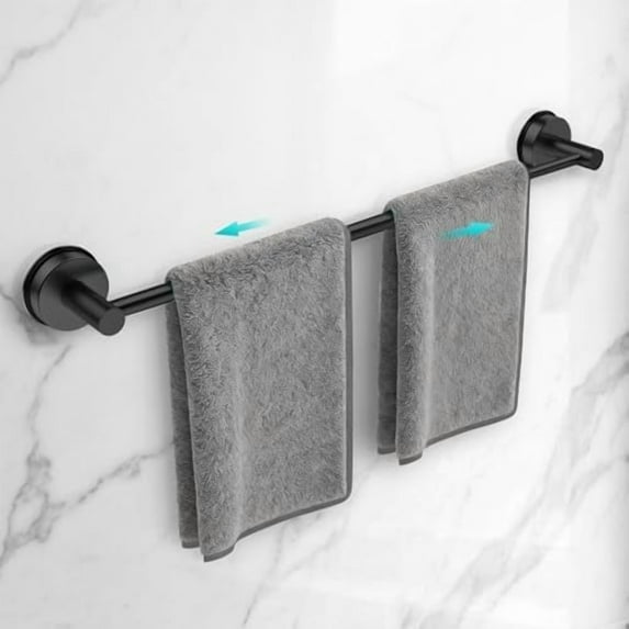 Adjustable Suction Cup Towel Bar for Bathroom Wall,14.6Inch~24 Inch ...