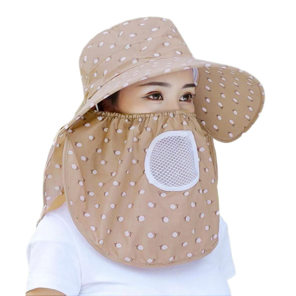 Adjustable Sun Hat for Outdoor Sports with Neck Flap, 50+ Windproof ...