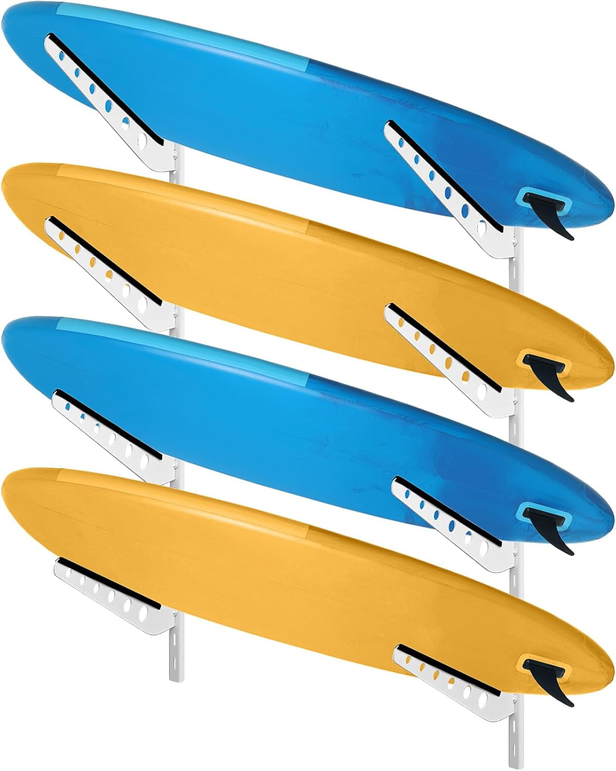 Adjustable Surfboard Storage Rack Surfboard Wall Mount Storage Steel ...