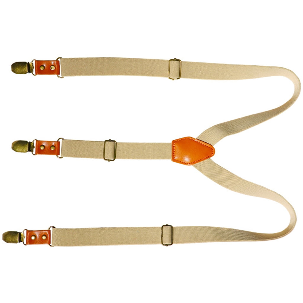 Adjustable Suspender Straps with Clip On Design Traditional Shoulder ...