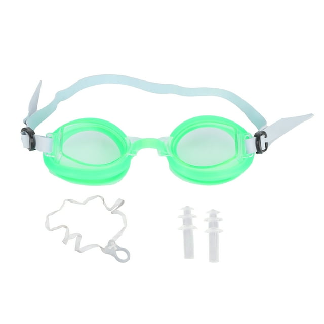 Adjustable Swimming Goggles No Leaking with Ear Plugs and Nose Clip ...