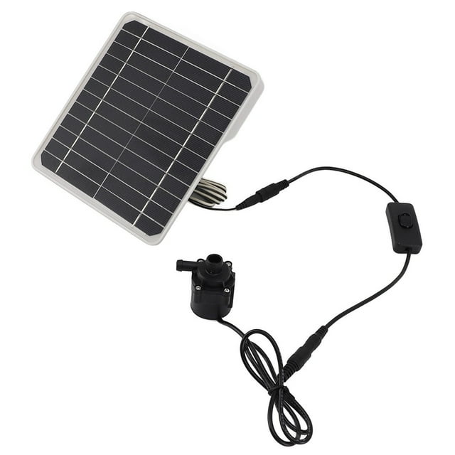 Adjustable Switch Solar Water Pump Kit Large Output 30W Includes ...