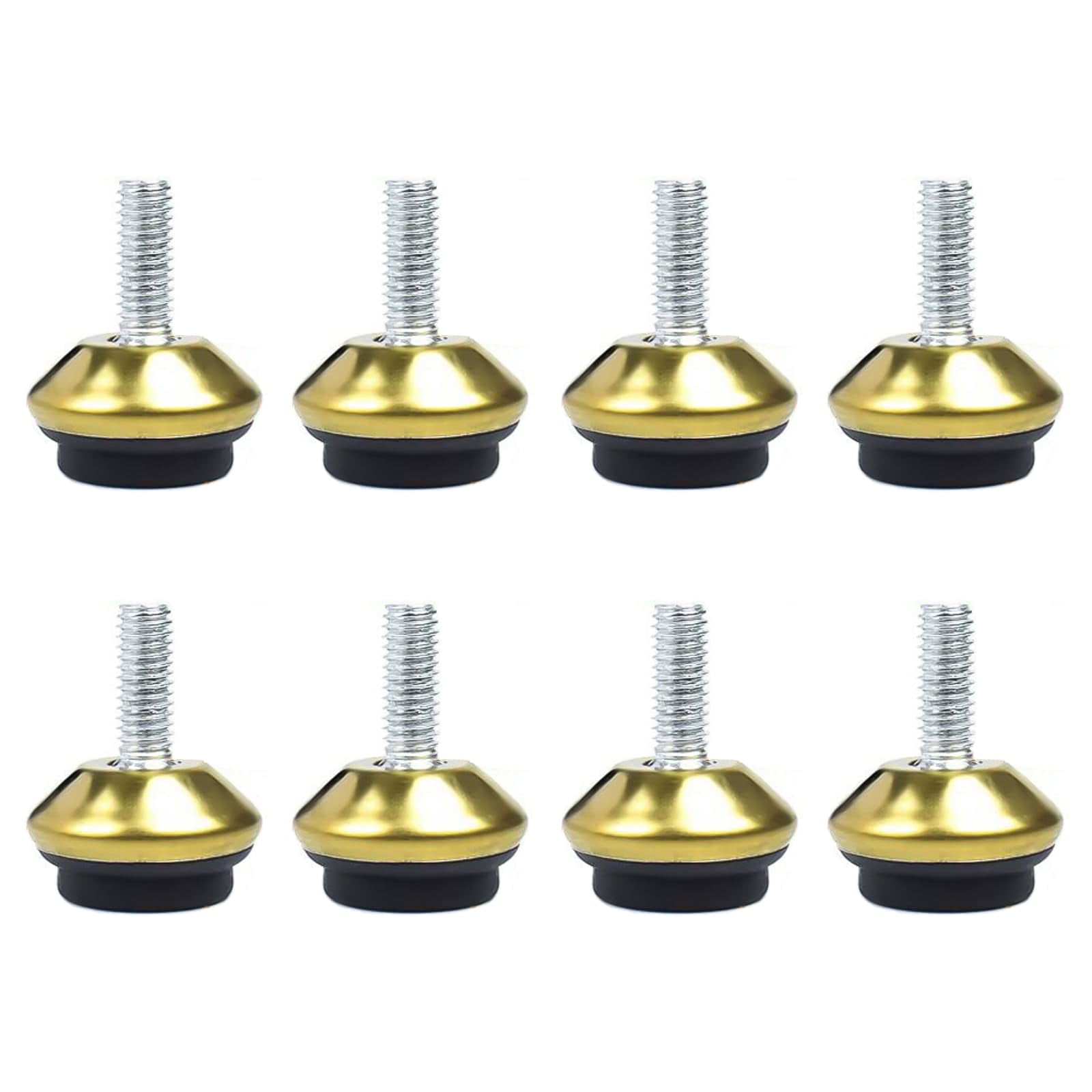 Adjustable Swivel Leveling Feet, 8 PCS Furniture Levelers, Heavy Duty ...