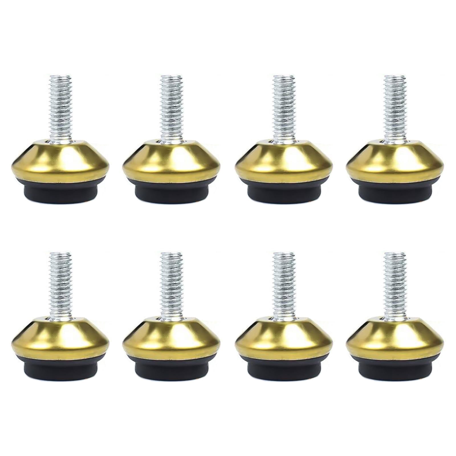 Adjustable Swivel Leveling Feet, 8 PCS Furniture Levelers, Heavy Duty ...