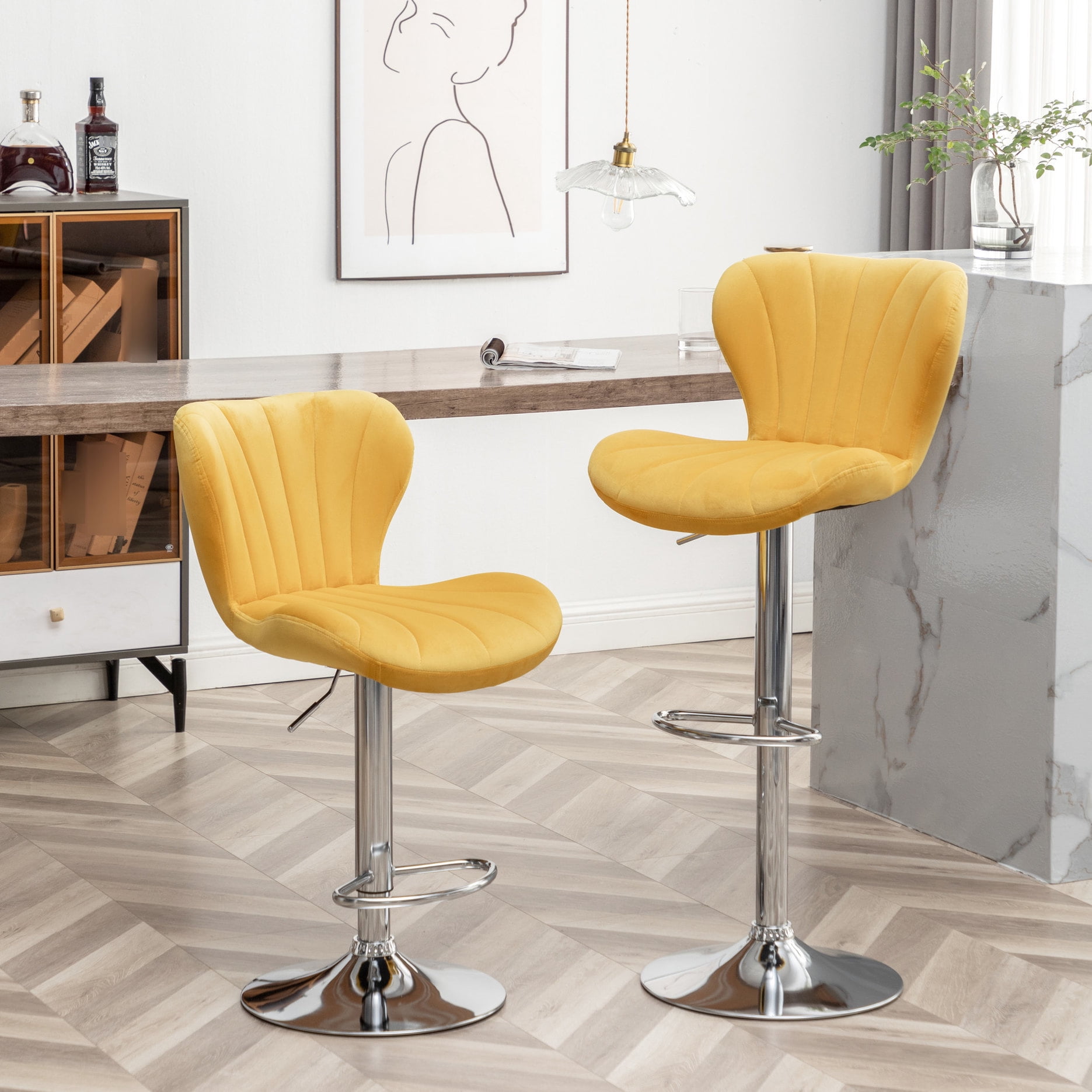 Adjustable Swivel Seating | 360-Degree Swivel in Bar and Dining Spaces ...
