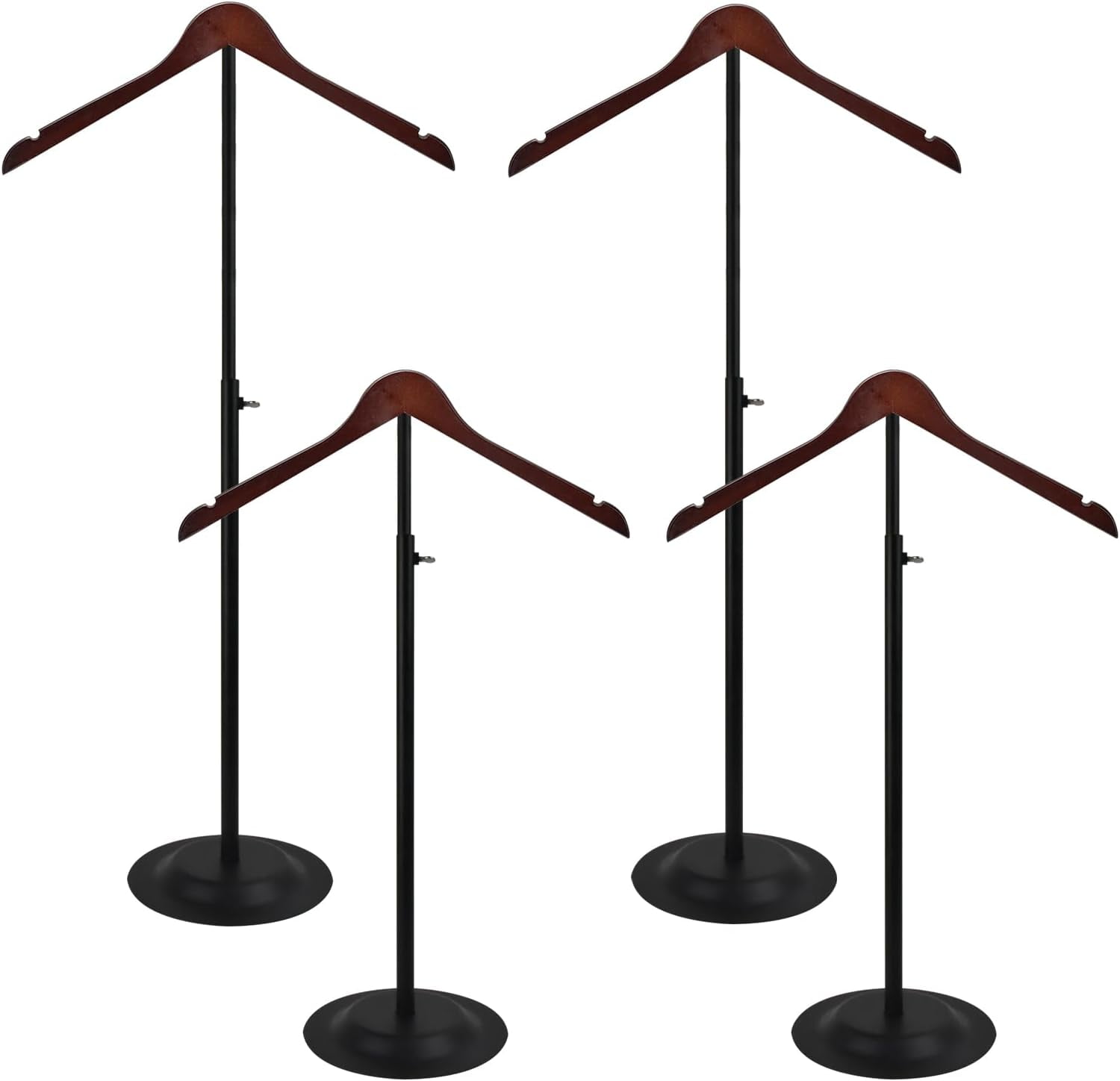 Adjustable T-Shirt Display Stand, 4 Pcs Stylish & Sturdy Clothing Rack ...