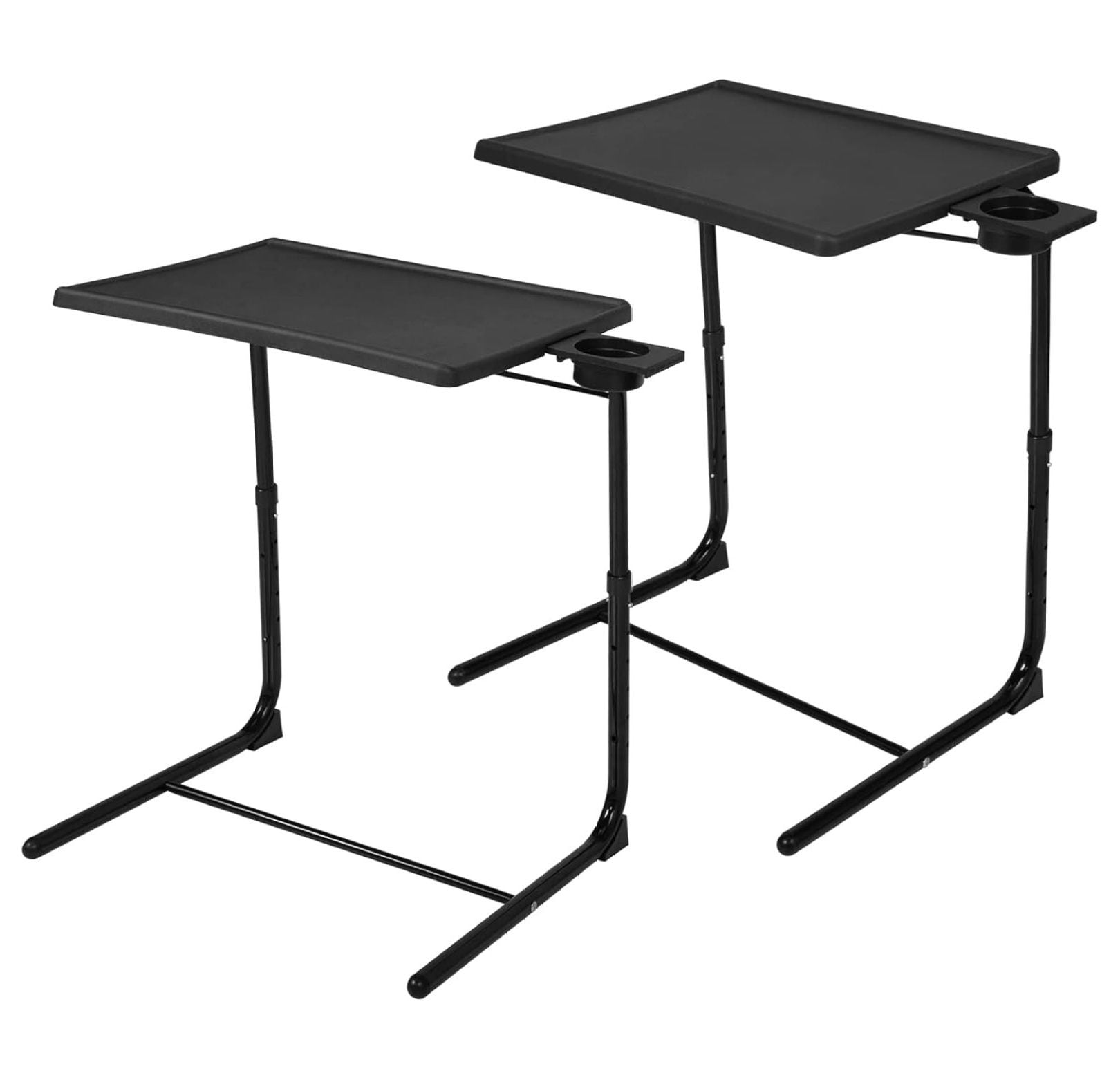 Adjustable TV Tray,TV Trays Table for Eating on Bed & Sofa,Folding ...