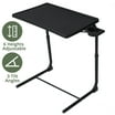 EasyComforts Foldable Plastic Tray Table - Adjustable, Ideal for Dinner ...