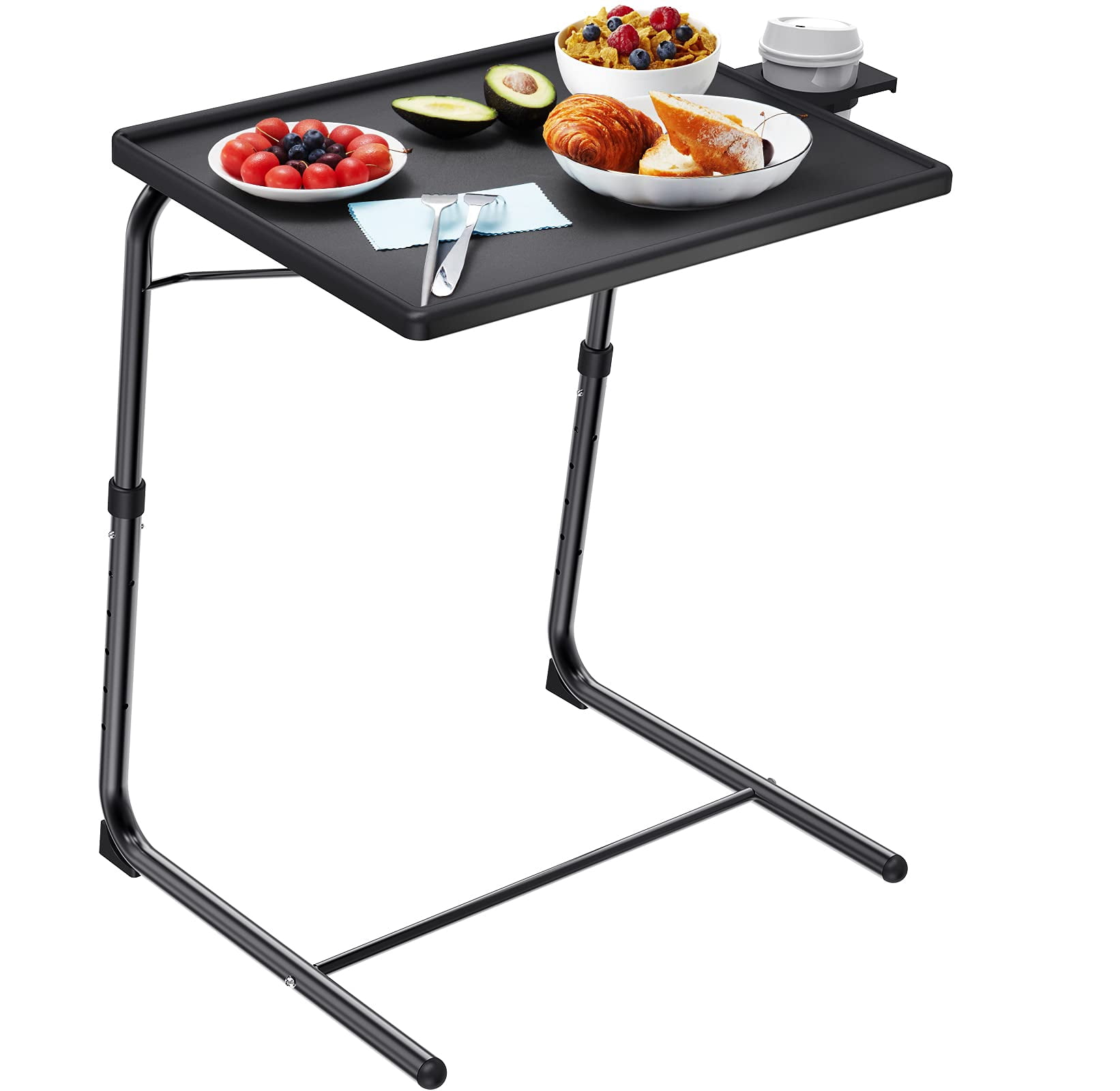 Adjustable TV Tray Table, TV Dinner Tray on Bed & Sofa, Comfortable ...