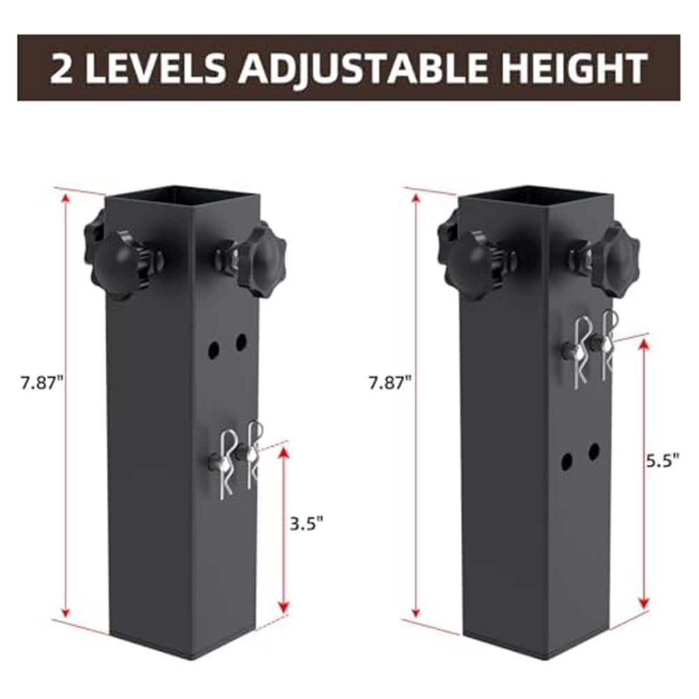 Adjustable Table Leg Extenders Height Adjustable Extenders Double ...