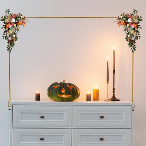Adjustable Table Stand Set, Freestanding Decorative Stand, Metal ...