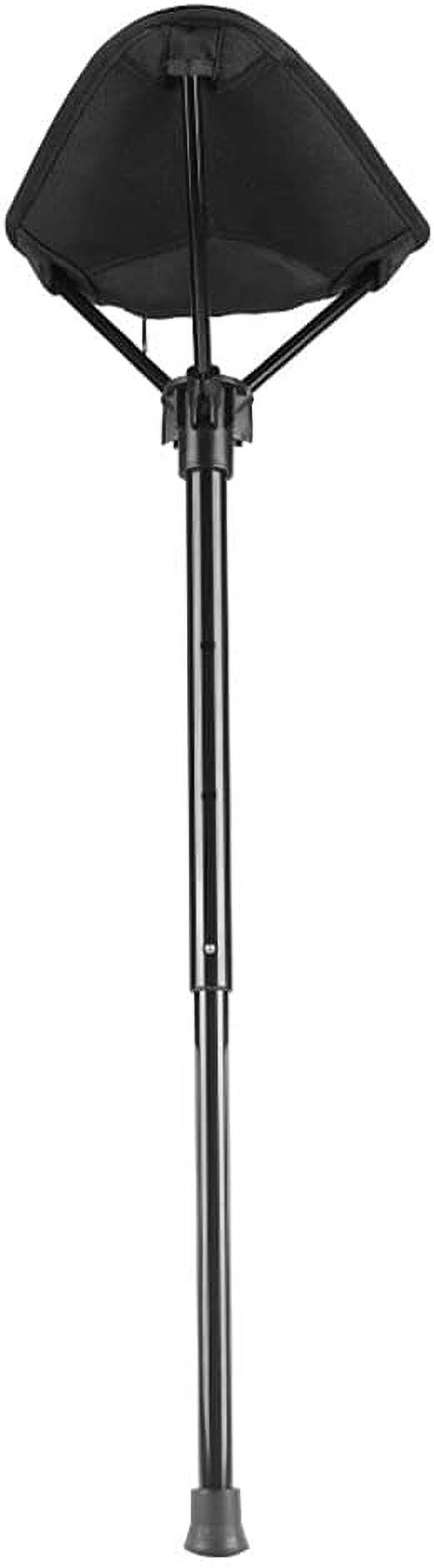 Adjustable Telescopic Folding Stool Portable Single Leg Chair Tall ...