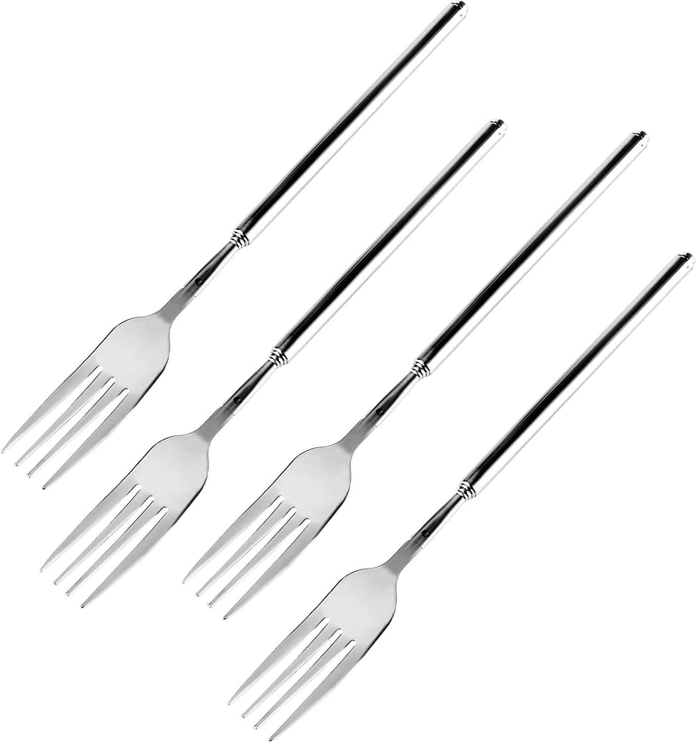 Retractable Fork Portable Size For Dinner, Ideal Cutlery Stainless ...