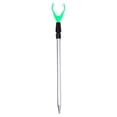 Adjustable Telescopic Metal Fishing Rod Rest for Fishing Bank, Doubles ...