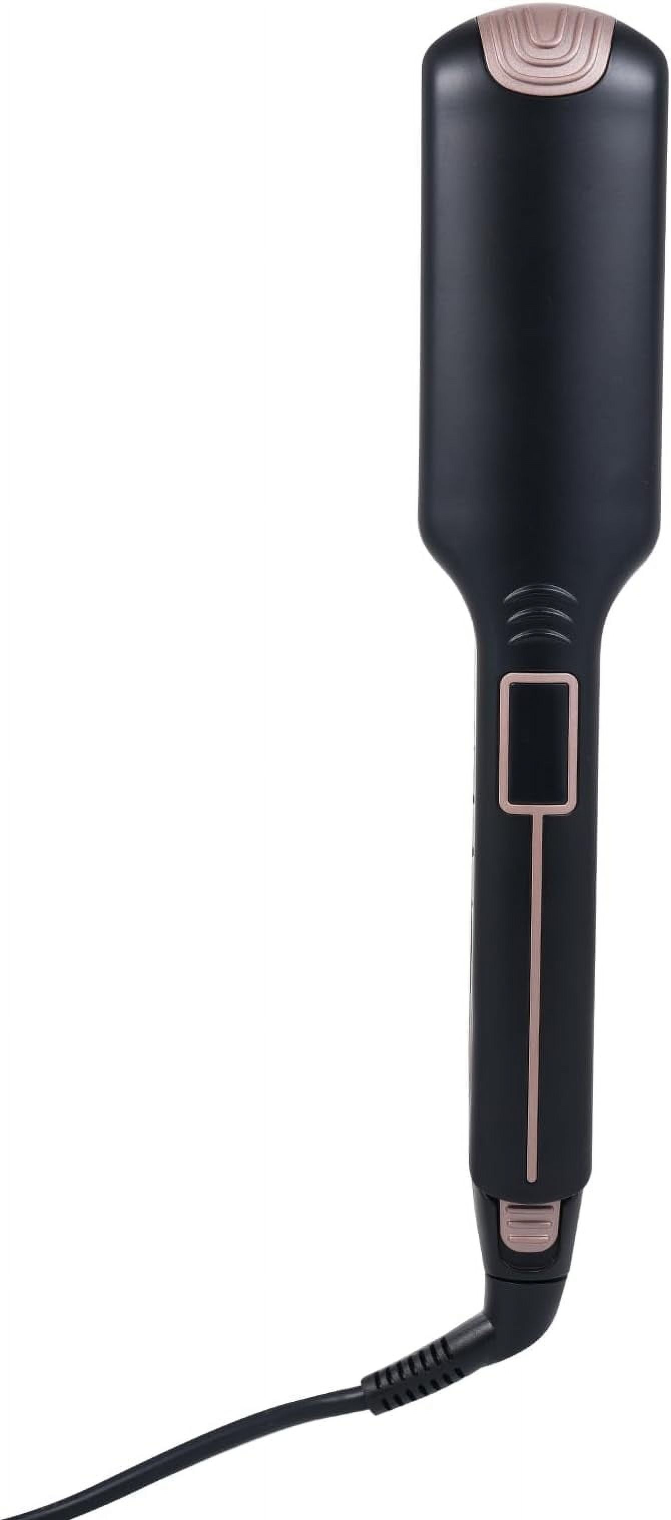 Adjustable Temperature Hair Straightener Wide Plate Iron Fluffy ...