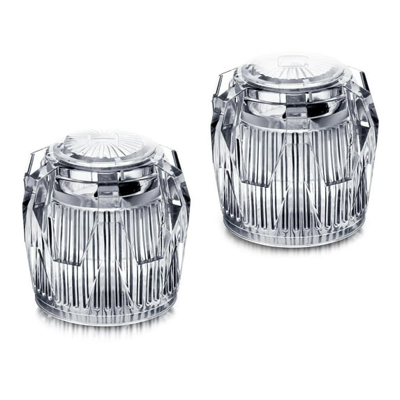 Adjustable Temperature Shower Knob Set 2 Reinforced Handles + Mounting ...