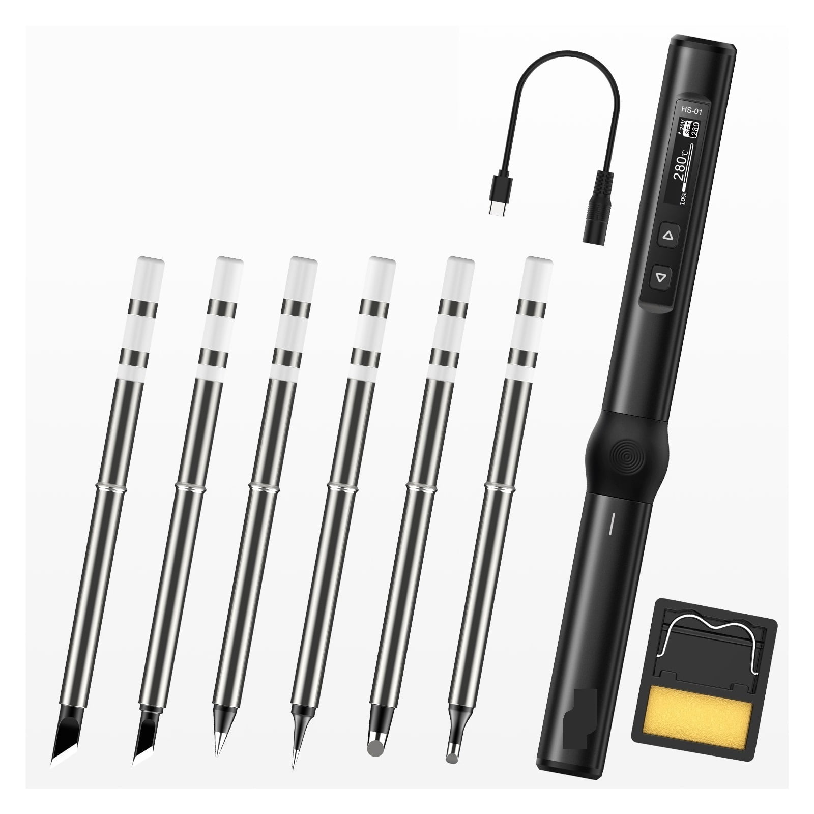 Adjustable Temperature Soldering Iron,Welding Solder Rework Station,65W ...