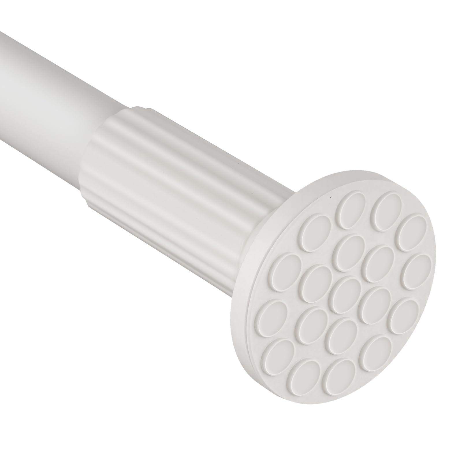 Adjustable Tension Curtain Rod Set, No-Drill Heavy-Duty for Bathrooms ...