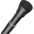 Adjustable Tension Curtain Rod for Windows 30-64 Inch, Single Black ...