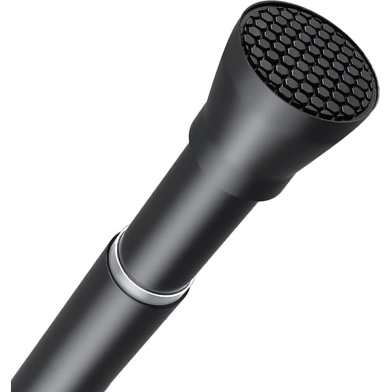 Adjustable Tension Curtain Rod for Windows 30-64 Inch, Single Black ...