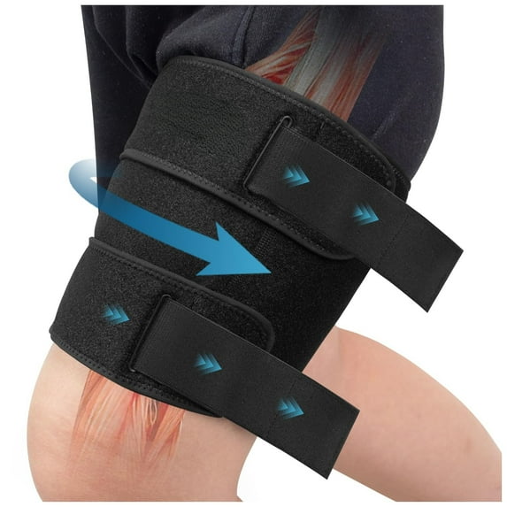 Adjustable Thigh Brace, Hamstring Compression Wrap, Thigh Compression ...