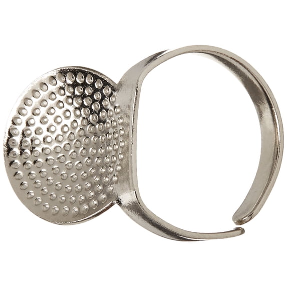 Clover, Thimble W/Plate, Adjustable, for Long Sewing Stitches - Walmart.com