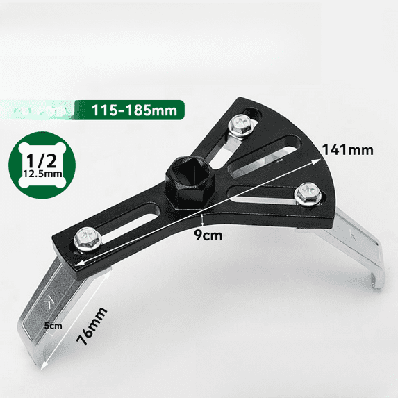 Adjustable Three Jaw Fuel Tank Cover Removal Tool For Versatile Gas ...