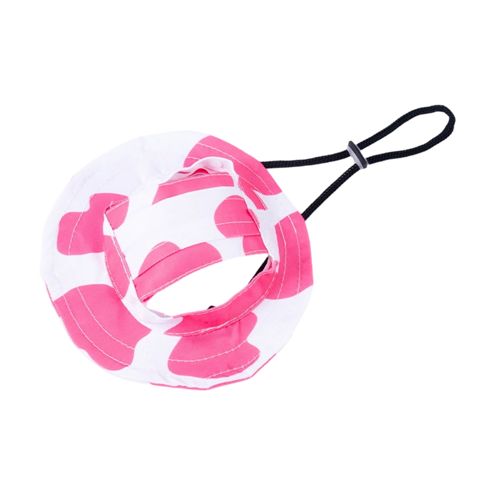 Adjustable Tie Dye Print Pet Hat Wide Brim Ear Hole Design for Dogs ...