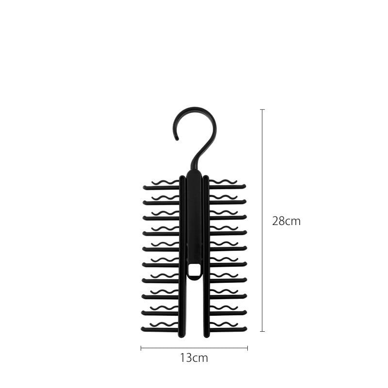 Adjustable Tie Storage Rack 360 Degree Rotating Household Tie Shelf ...