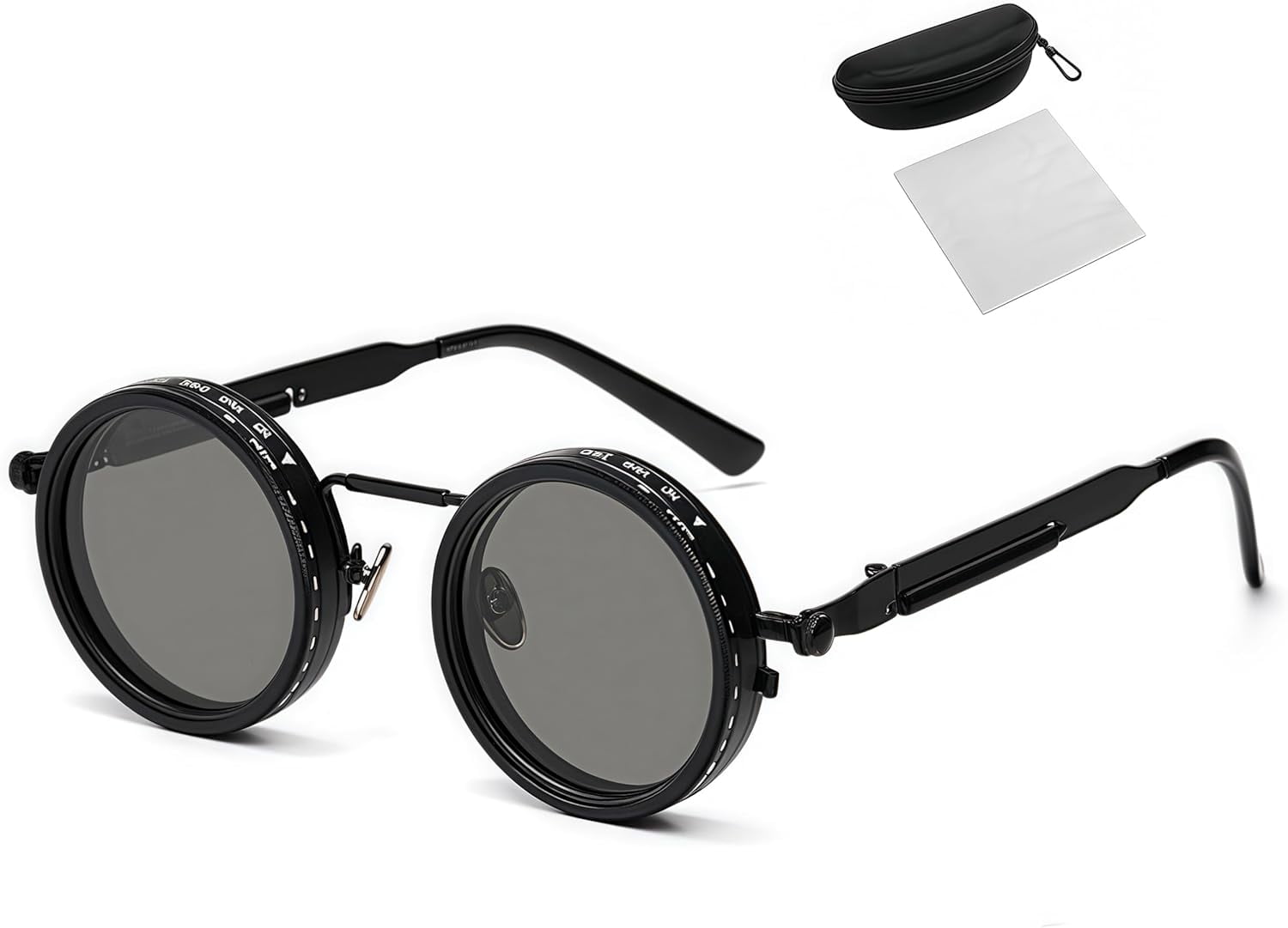 Adjustable Tint Sunglasses for Men Women,Lightweight round shape ...