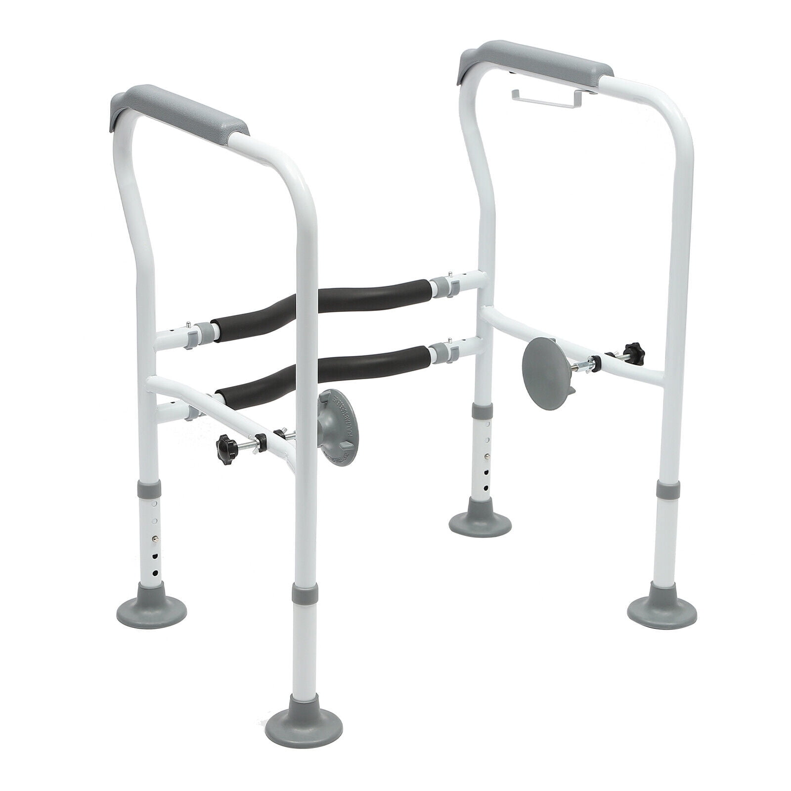 Adjustable Toilet Safety Frame Grab Bars- 330lbs Grab Bar Support for ...