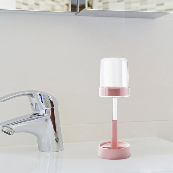 Adjustable Toothbrush Holder with Cover Cup - Hygienic Bathroom ...
