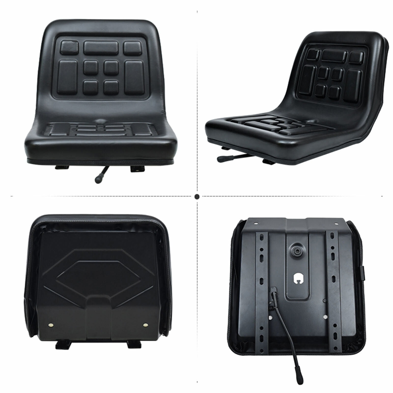 Adjustable Tractor Seat Universal Suspension Seat Dumper Mower Digger ...