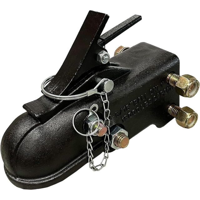 Adjustable Trailer Coupler, 2-5/16" Ball - 15,000 lbs - Channel-Mount ...