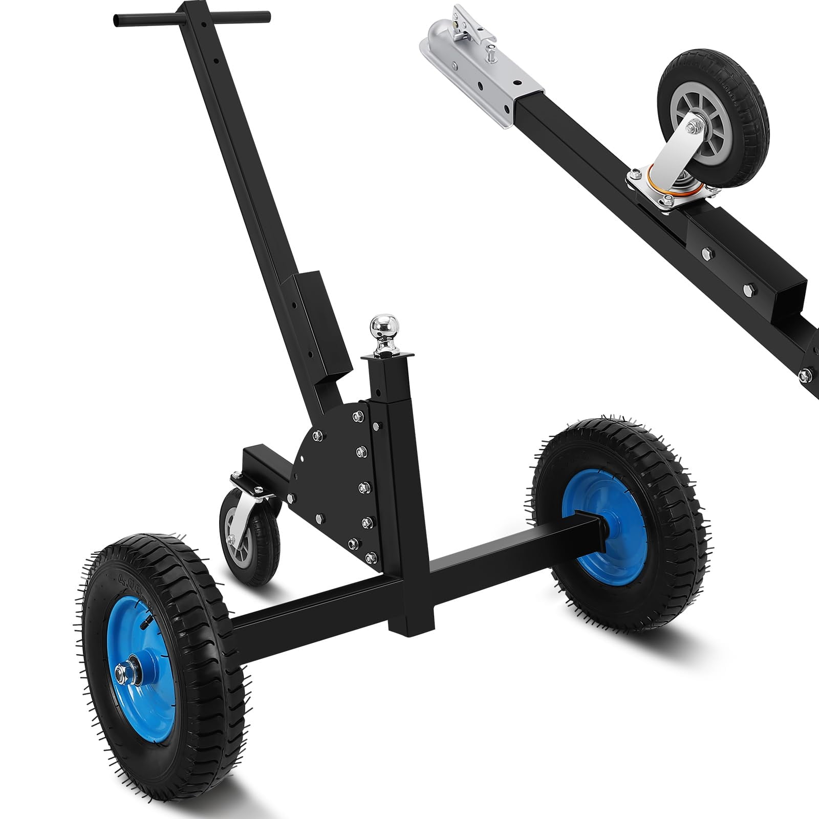 Adjustable Trailer Dolly 1500 lbs Load Capacity, Trailer Dolly with 2 ...