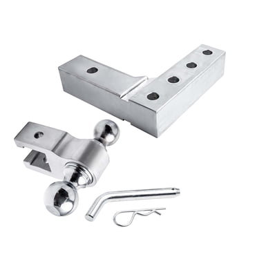 CURT Mfg 48012 Front Mount Hitch Receiver-Mount Ball & Pintle ...