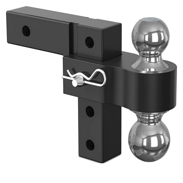 Adjustable Trailer Hitch Ball Mount Fits 2-Inch Receiver 6-Inch Drop ...