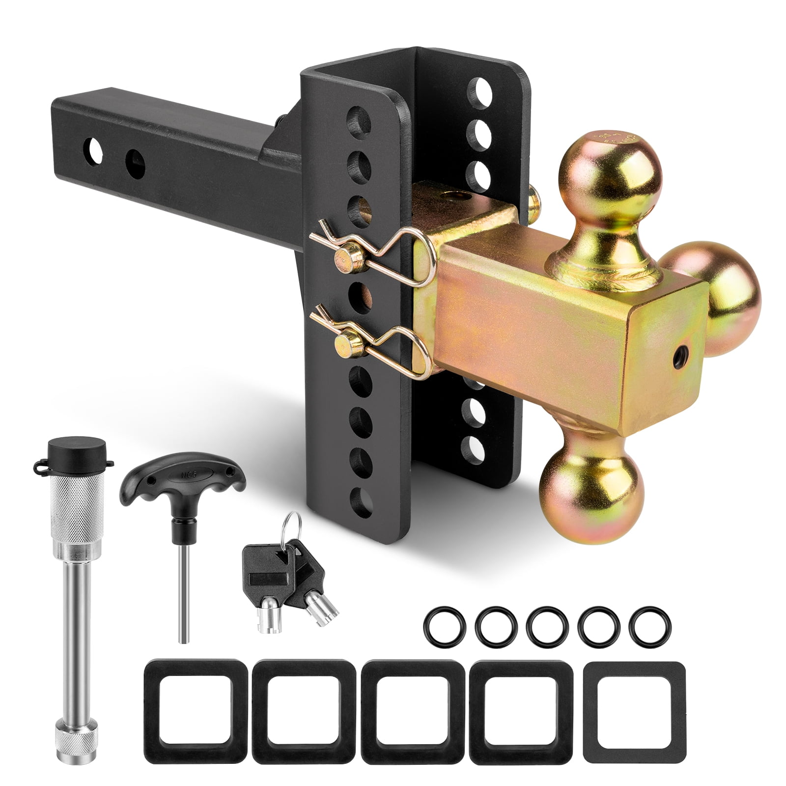 Adjustable Trailer Hitch -Drop Hitch-Tow Hitch with 2 inch Receiver ...