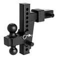 Adjustable Trailer Hitch, Fit 2 Inch Receiver, Trailer Hitch Mount with ...