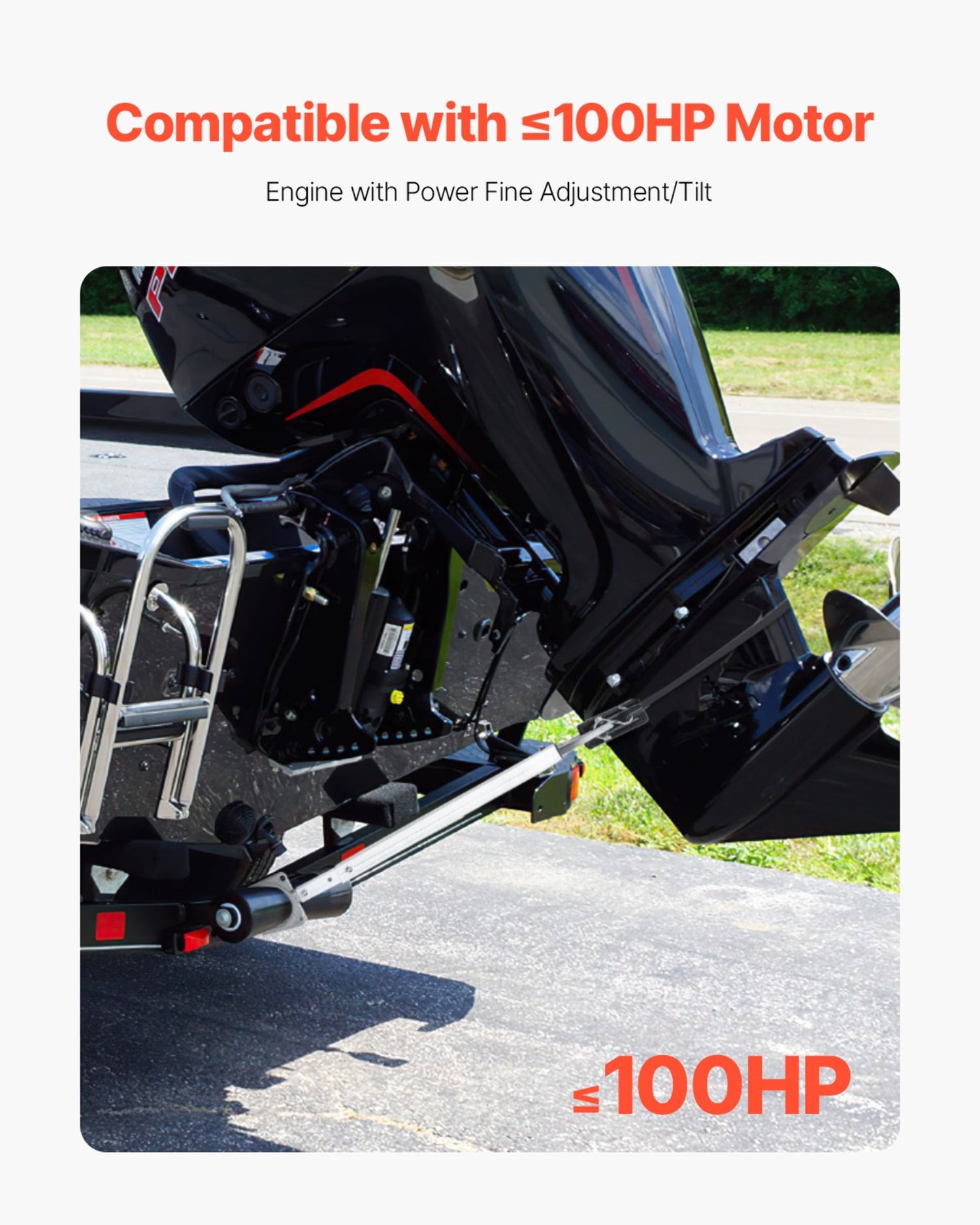 Adjustable Transom Saver 23-35 in Boat Transom Saver with Composite ...