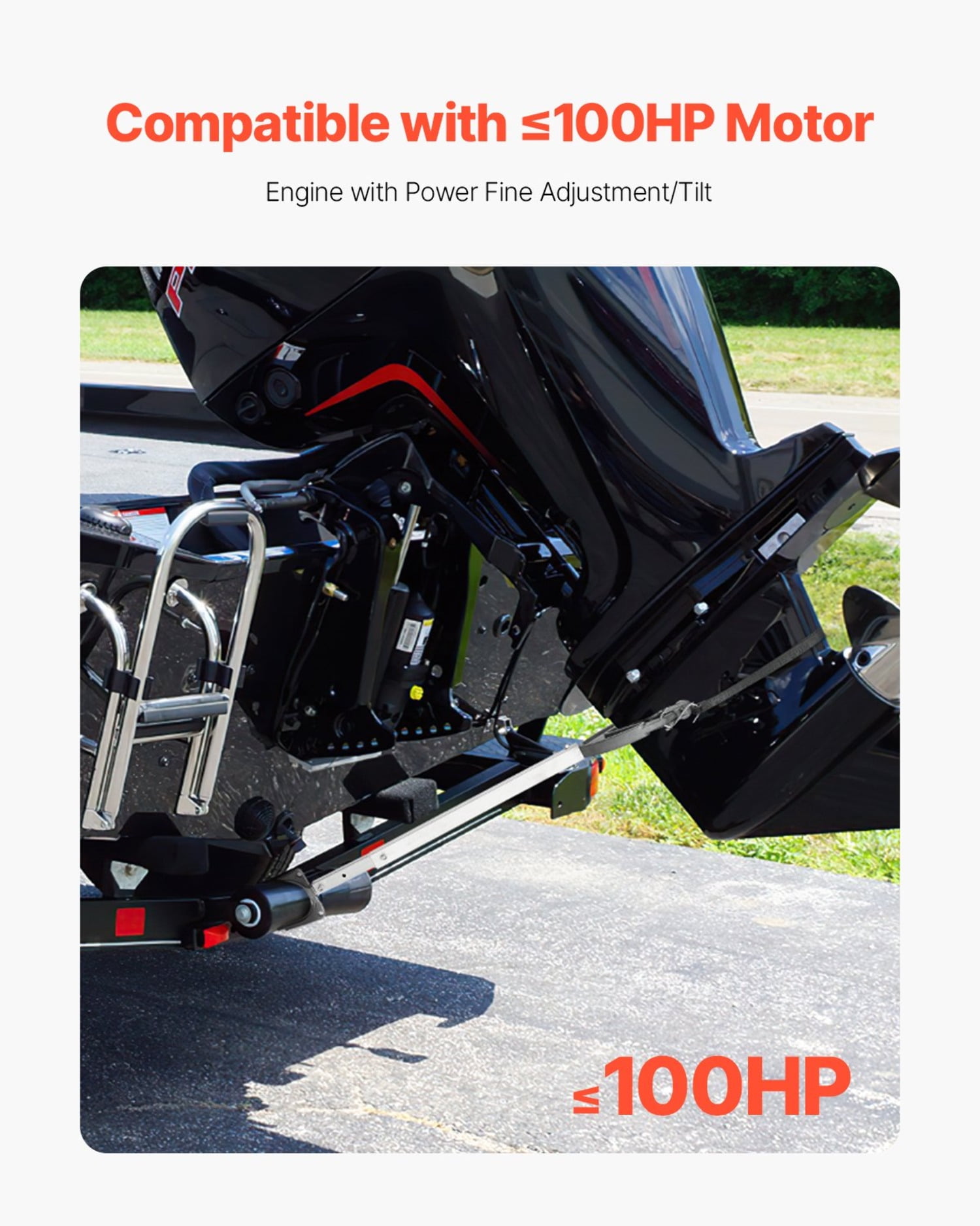 Adjustable Transom Saver 24-36 in Boat Transom Saver with Heavy-Duty ...