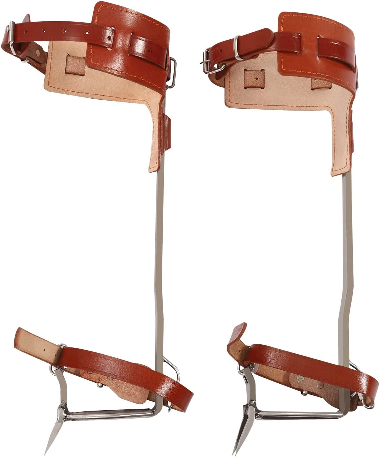 Adjustable Tree Climbing Spike Set, Gears Climbing Set, Pole Climbing ...